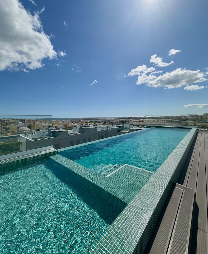 Moderno Estúdio Com Piscina - Faro