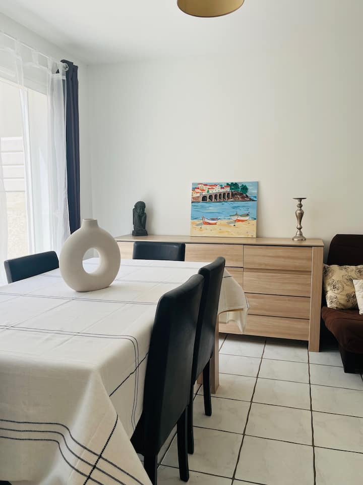 Maison Familiale Avec Terrasse Extérieure - Torreilles Plage