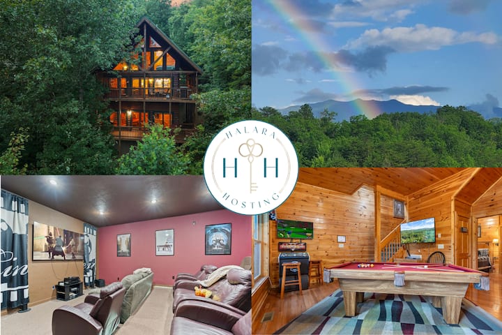 Cabin W/ Great Views + Hot Tub + Theater + Game Rm - Pigeon Forge, TN