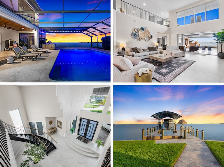 Riverfront Riviera Outdoor Tv's/hotub/tanning Deck - Fort Myers, FL