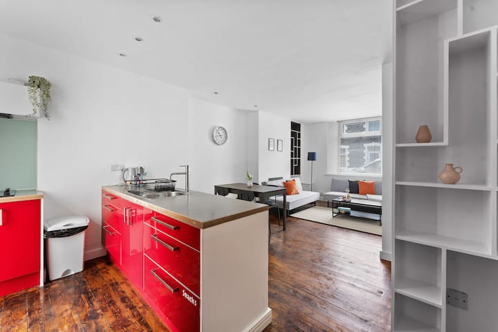 Long Stay|1br| City Centre Garden Netflix| 40% Off - Cardiff