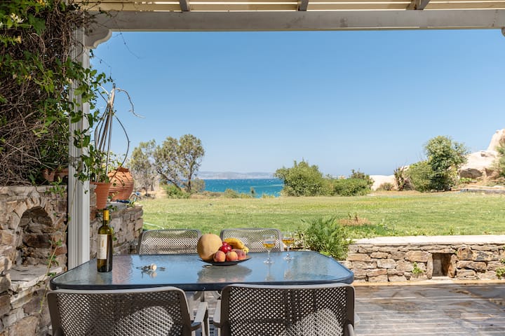 Ydreos Apartment Ground Floor With Sea Side View - Naxos