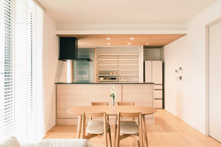 <Movavilla大和４>鄰近阿蘇．熊本城．各類溫泉！合志市全新獨棟民宿．體驗在地生活【免費停車】 - Kumamoto