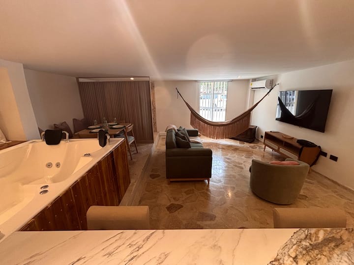 Apto Colonial Con Jacuzzi En El Centro Histórico - Cartagena