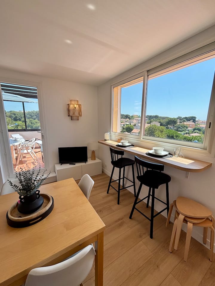 Appartement Vue Mer - Sausset-les-Pins