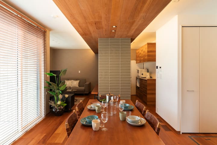 <Movavilla積水１>鄰近阿蘇．熊本城．各類溫泉！合志市全新獨棟民宿．體驗在地生活【免費停車】 - Kumamoto