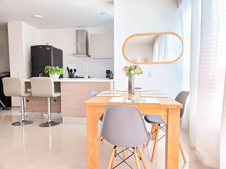 Apartamento Moderno Cerca De Clínicas Y Cc - Floridablanca
