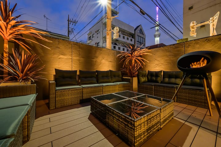 ラグジュアリーな和モダン邸宅/3ldk+ロフト・14名/a202 - Tokio