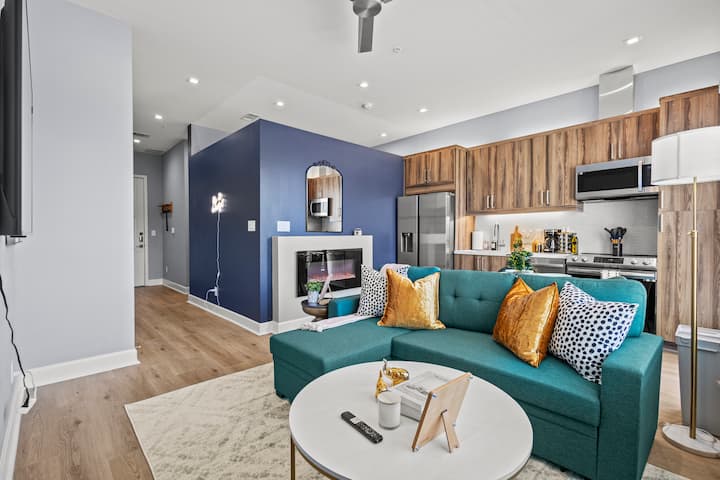 Central Modern 1br Apt | Gym | Free Parking | Ac - Bonton - Dallas