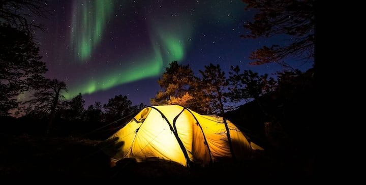 Teltplasser. Wc/dusj/kjøkken. - Bryggja