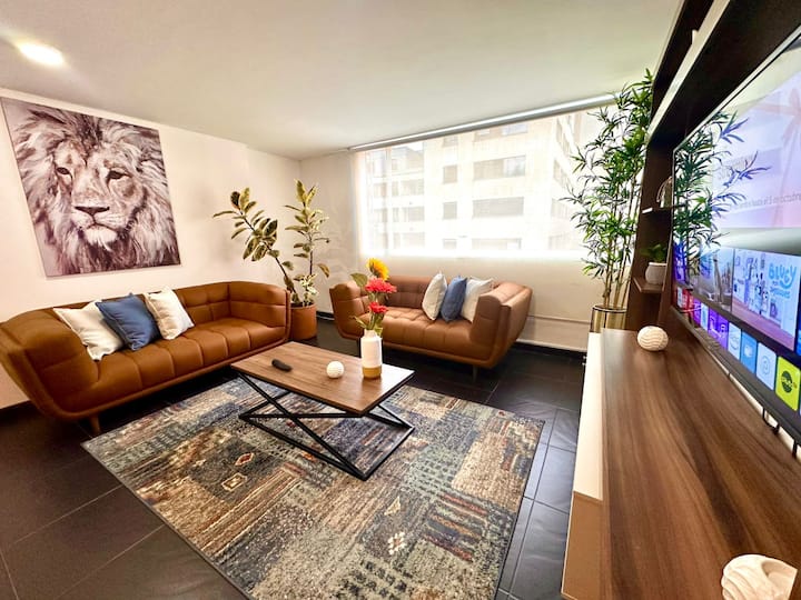 Nogal Club, Fast Wifi, Hot Water - Bogotá