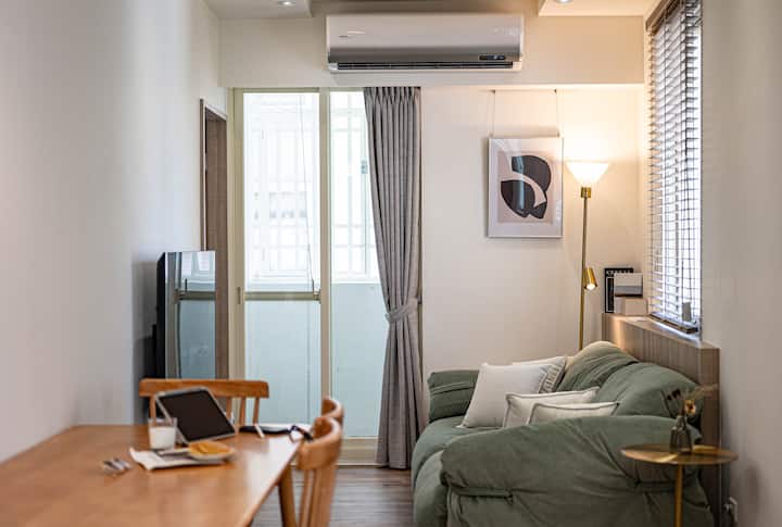 New|6 Mins Xinyi Anhe Mrt|sunny Apt W/ Balcony|dn7 - Keelung City