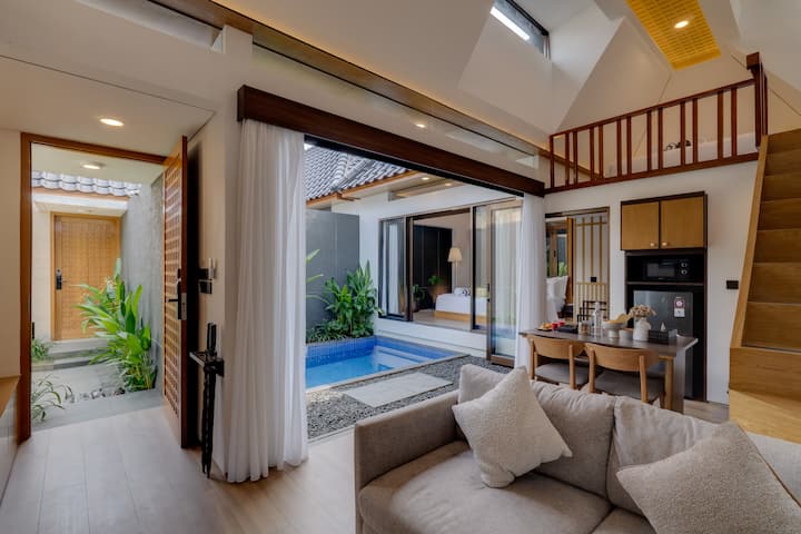 One Bedroom With Private Pool - Pangandaran