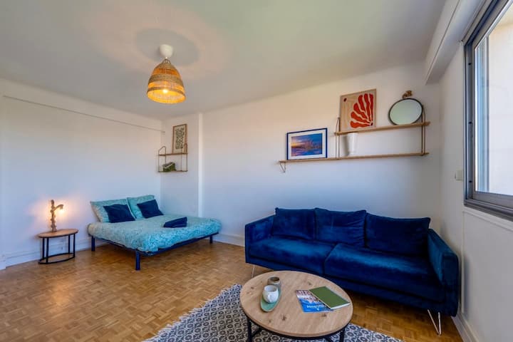 Studio Cosy Climatisé Avec Parking - St Michel - Toulouse