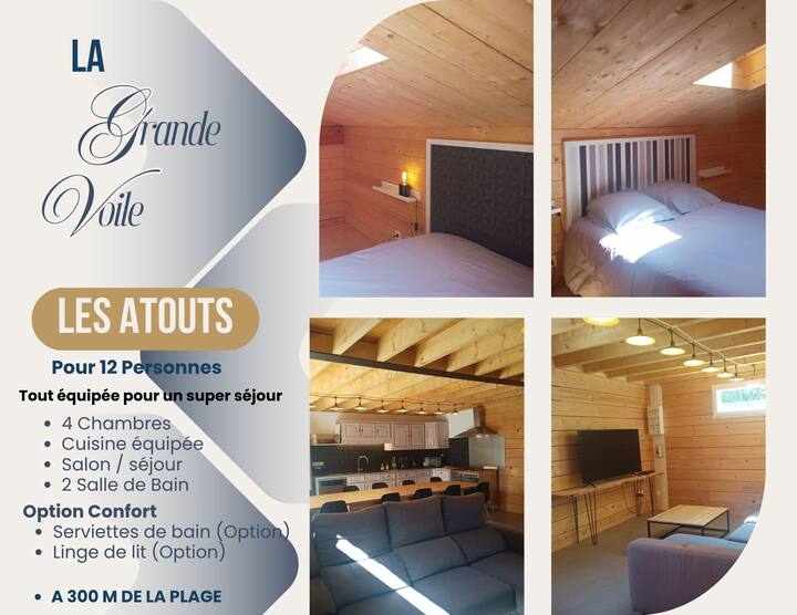 *Nouveau* Villa 12 Pers. à 300 M De La Plage - Jard-sur-Mer
