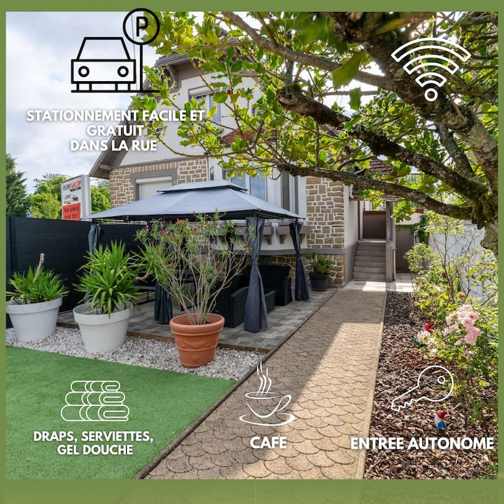 La Maison Des Ducs, Terrasse, Bbq, Proche Centre - Nevers