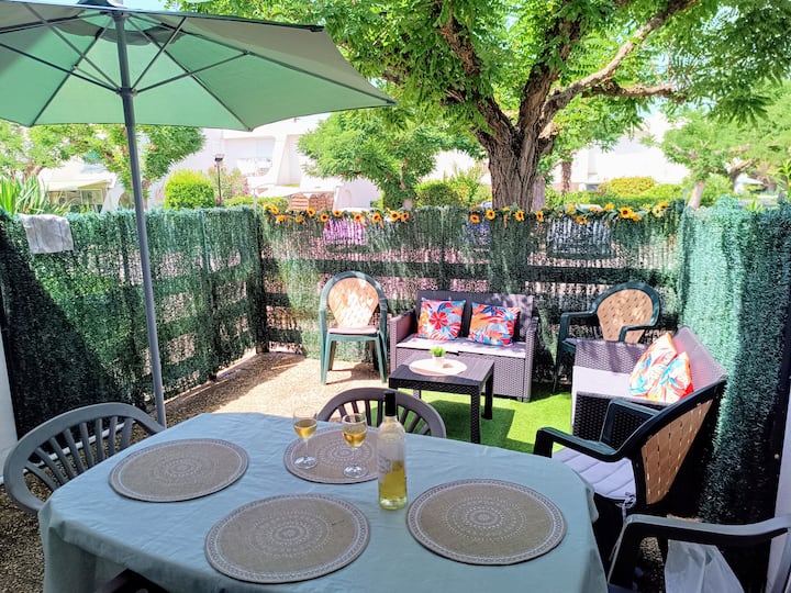 Rez-de-jardin Pour 4 Personnes Au Couchant - La Grande-Motte