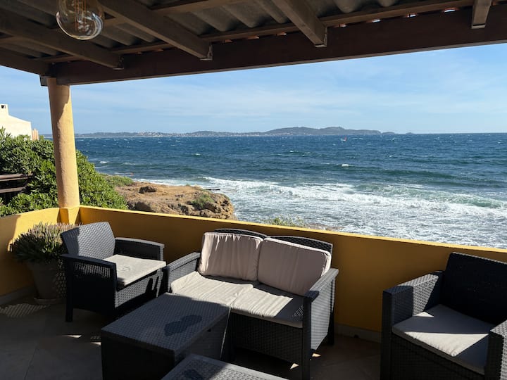 "Carbet", Bord De Mer, 6 Pers, Wifi, Calme - Carqueiranne
