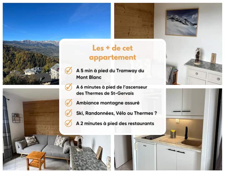 Appartement Centre Saint Gervais-vue Imprenable - Saint-Gervais-les-Bains