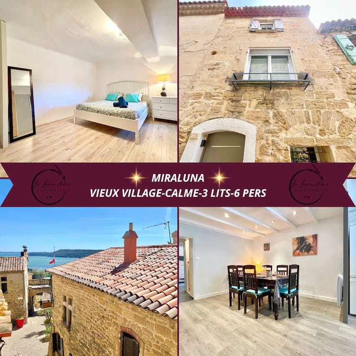 Miraluna - Village Médiéval | Calme | 6 Personnes - Miramas
