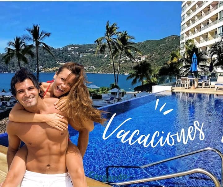 Alberca,vista Al Mar,playa,jacuzzi,estacionamiento - Acapulco
