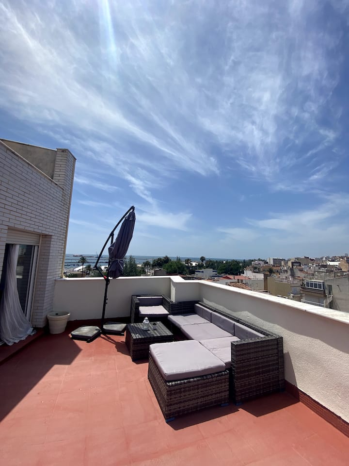 ÁTico Con Vistas Al Mar En Casa Lisa - Sant Carles de la Ràpita