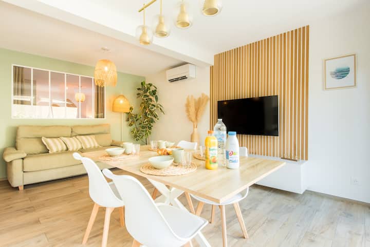 Le Patio Des Plages-t2-plage150m-clim-parking-wifi - Calanque du Mugel