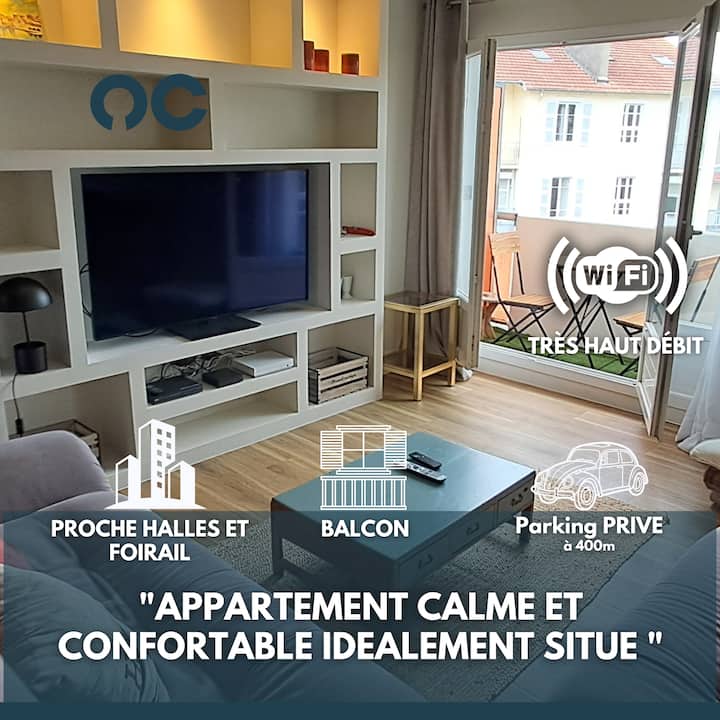 Charmant T3 Centre Pau – Balcon - Parking - Pau
