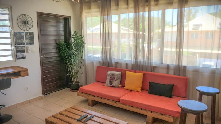 Idéal Groupes – 4 Apparts Privés+petit Déj Offert - Cayenne