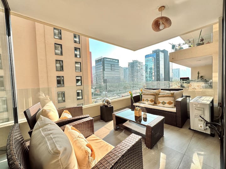 Gran Terraza, 1d1b, Escritorio, Piscina, Gym - Chile