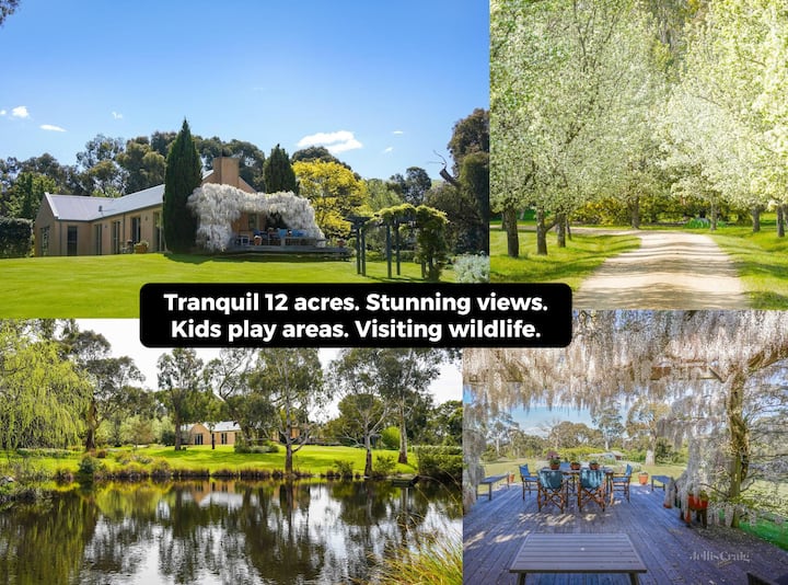 Hanging Rock Views, Near Wineries, Rural 3br Stay - Lancefield