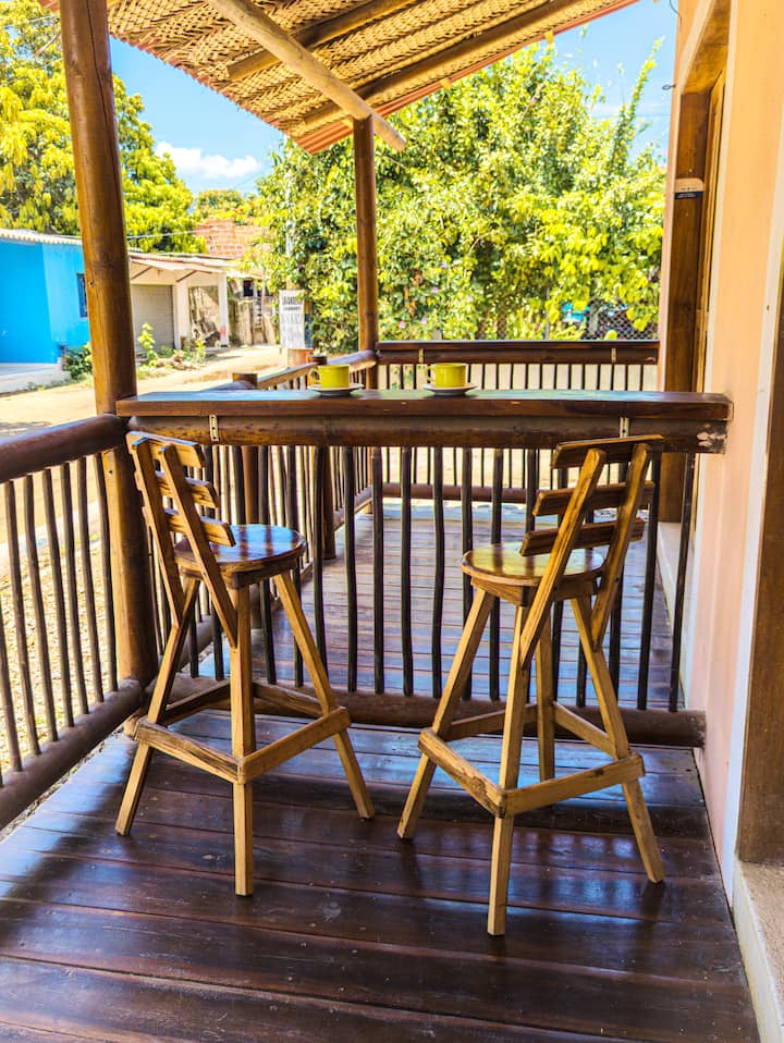 Cabaña 3 Privada Con Baño Y Cocina A 7 Min Del Mar - La Guajira