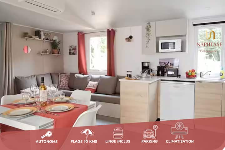 Naphtase : Mh96kv - Cocon Naturel - Climatisation - Saint-Jean-de-Monts
