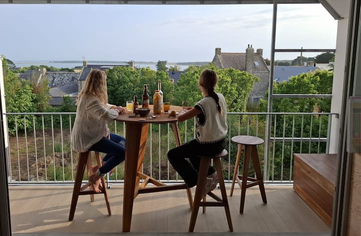 Appartement "La Baie" Vue Mer - Plouharnel