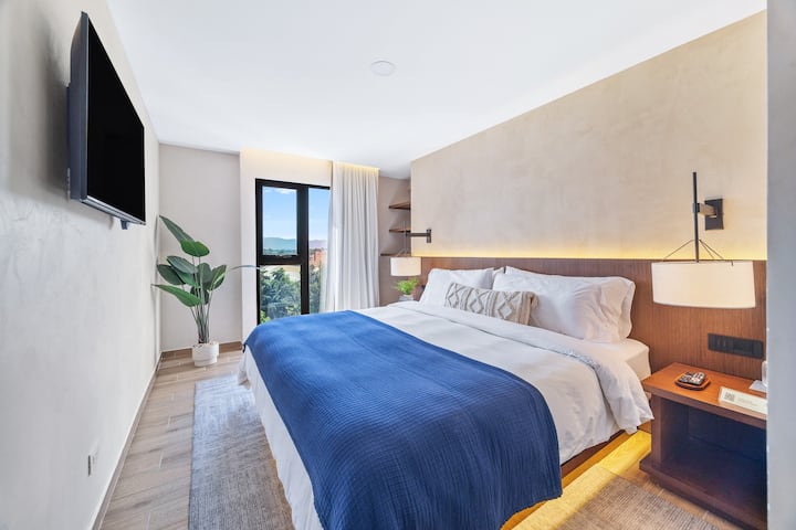 A+ Apto Boutique Zona 14, Cama King Y A/c L9 - Ciudad de Guatemala