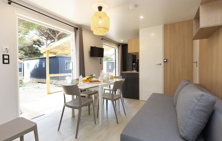 Mobilhome 6/8 Pers 4* Accès Plage Chanchardon - Le Bois-Plage-en-Ré
