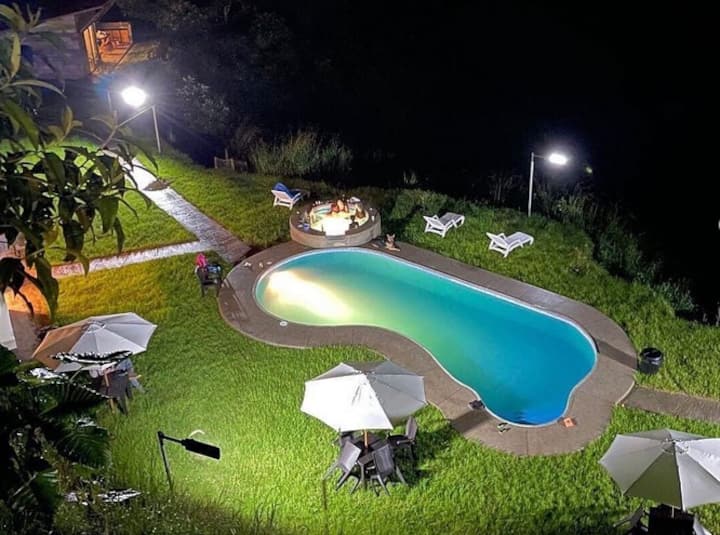 Relaxing Suite Between Nature And Pool In Tulipe - Yunguilla