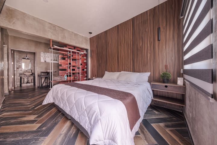 I301-lindo Loft Para Descansar Con A/c Internet - Tlaquepaque