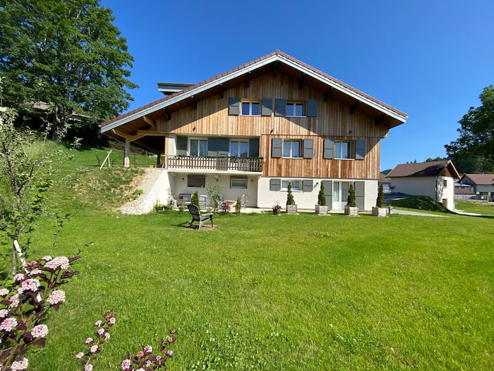 Maison Xxl 4 éToiles Avec Spa • 14 Pers & Jardin - Métabief