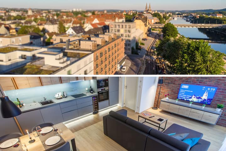 3 Raum Apartment, Klimaanlage, Sauna - Regensburg