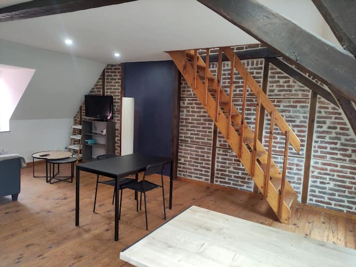 Le Bleu Nuit - Duplex Centre Ville Proche Tribunal - Douai