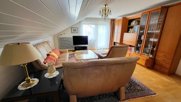 Brigh Large Top Floor Apartment With 2 Bedrooms - Waldbronn