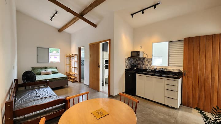 Loft 1 Ubatuba | Ar Cond. | Perto Da Praia - Ubatuba