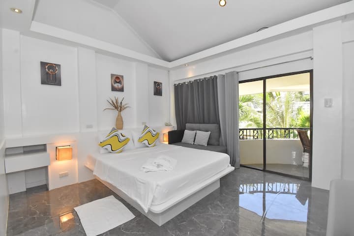 Cozy 1br Studio With Balcony• 2 Min To White Beach - Malay