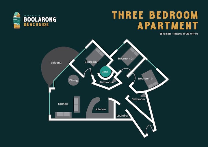 Beachside Three Bedroom Ocean View Rooftop - Maroochydore