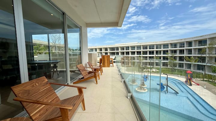 3 Hab / Jacuzzi / Kids Pool / 10 Personas - Cozumel