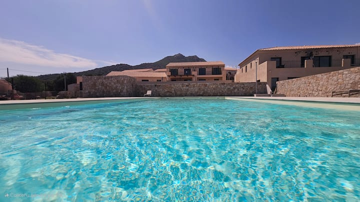 U Rifughjiu - Grande Terrasse, Piscine Chauffée - Belgodère