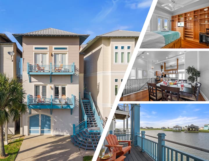 Bayfront | Bbq | Kayaks | Elevator | 5 Mins Beach - Texas City, TX