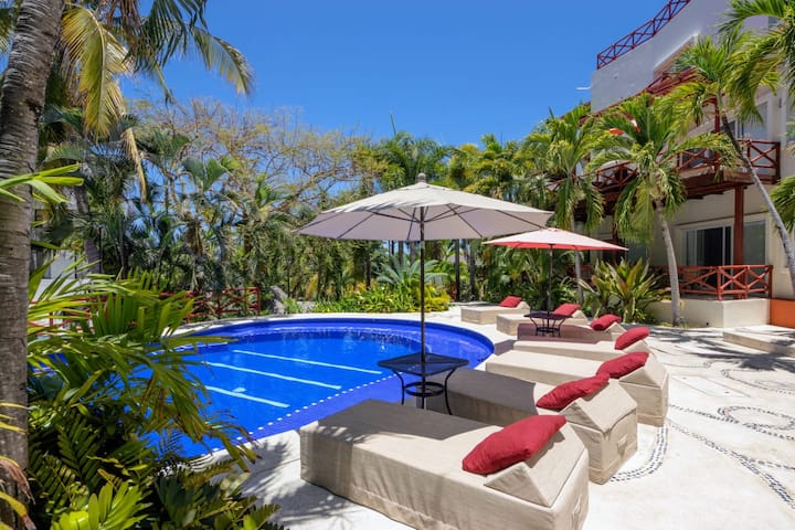 Casa De Paz, 3 Min Walk To Beach, Pool, 3br Condo - Riviera Nayarit