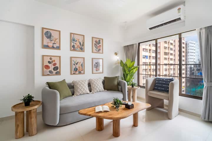 Evara | Designer Flat In Khar, 2 Baths, Kitchen - Mumbai